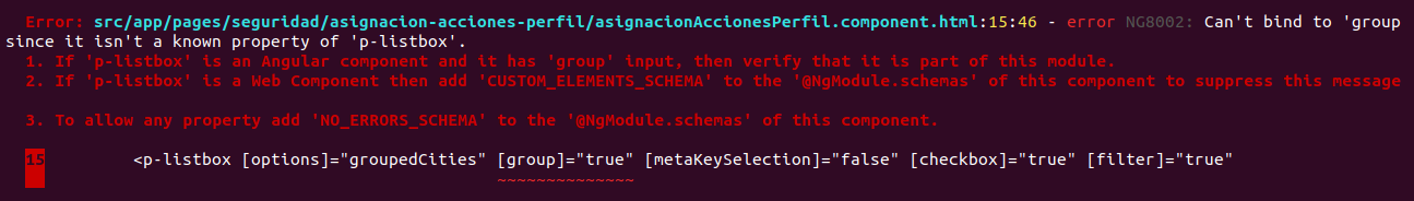 Error: Not working option "group" in p-listbox · Issue #10039 · primefaces/primeng · GitHub
