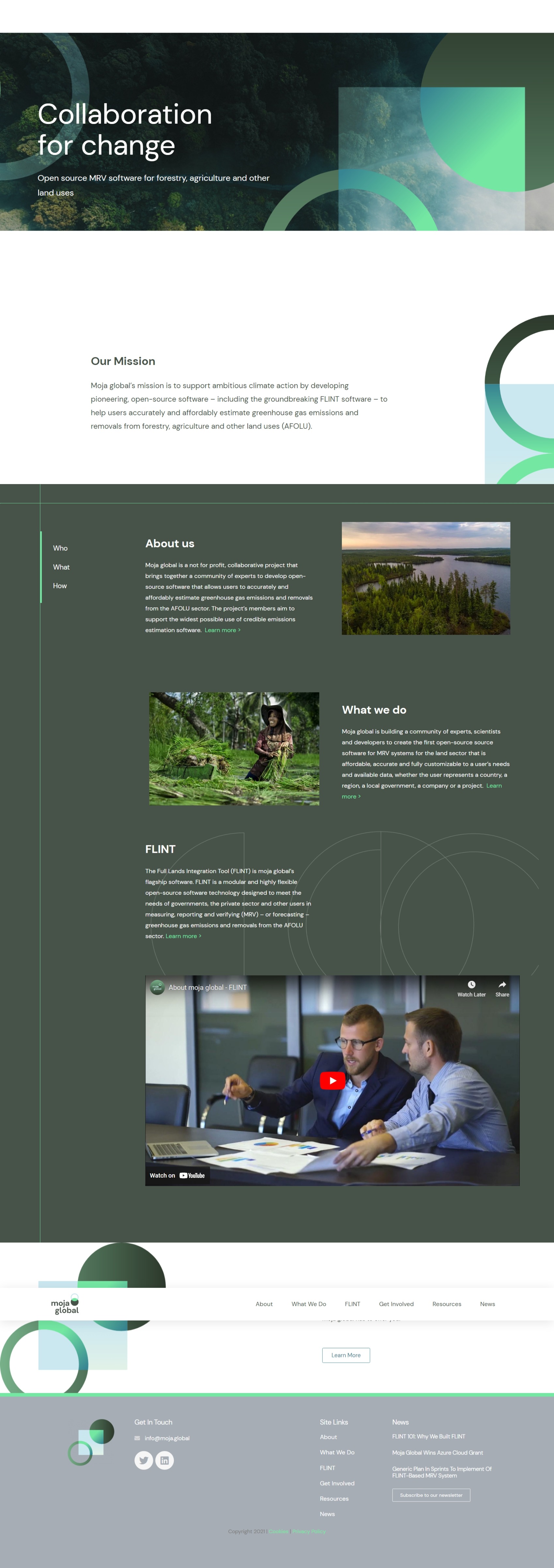 Bug: Bug to background color footer content in not visible · Issue #421 · moja-global/community ...