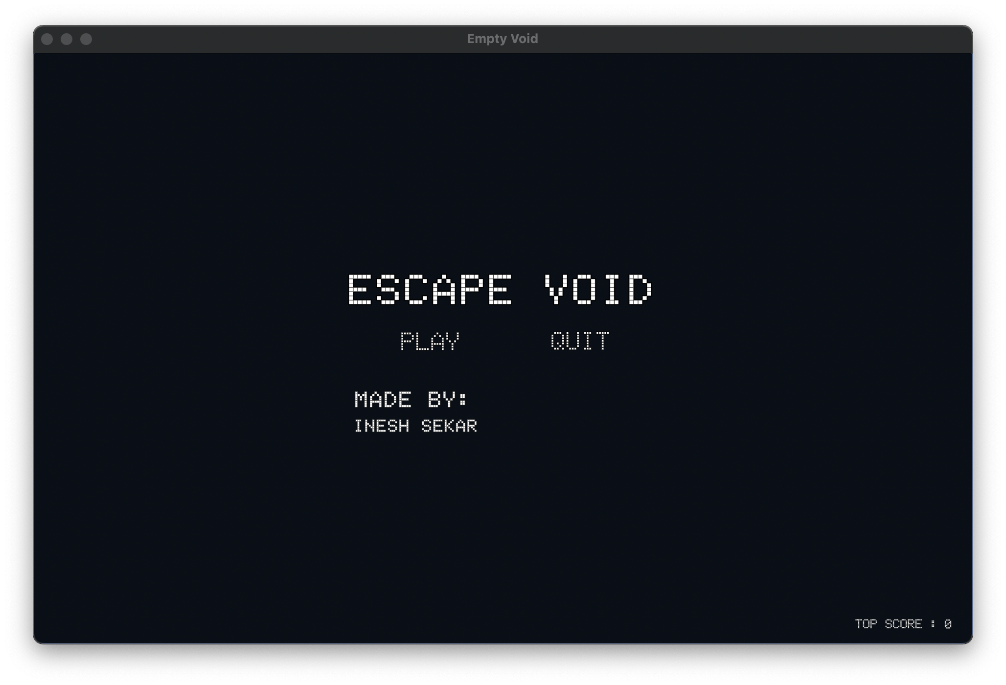 Github Trident14 Escape Void A Unity Based Game