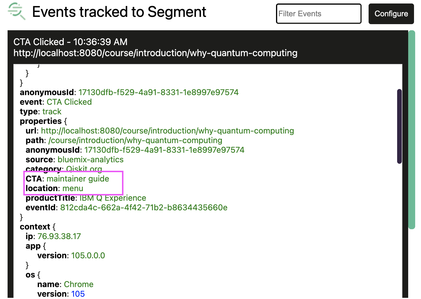 Add segment toUrl property for CTA clicked event · Issue #1564 · Qiskit/platypus · GitHub