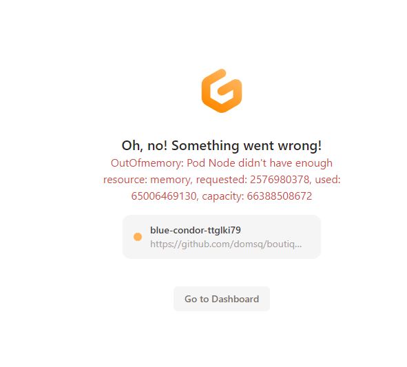 Gitpod workspace unable to start · Issue #8042 · gitpod-io/gitpod · GitHub