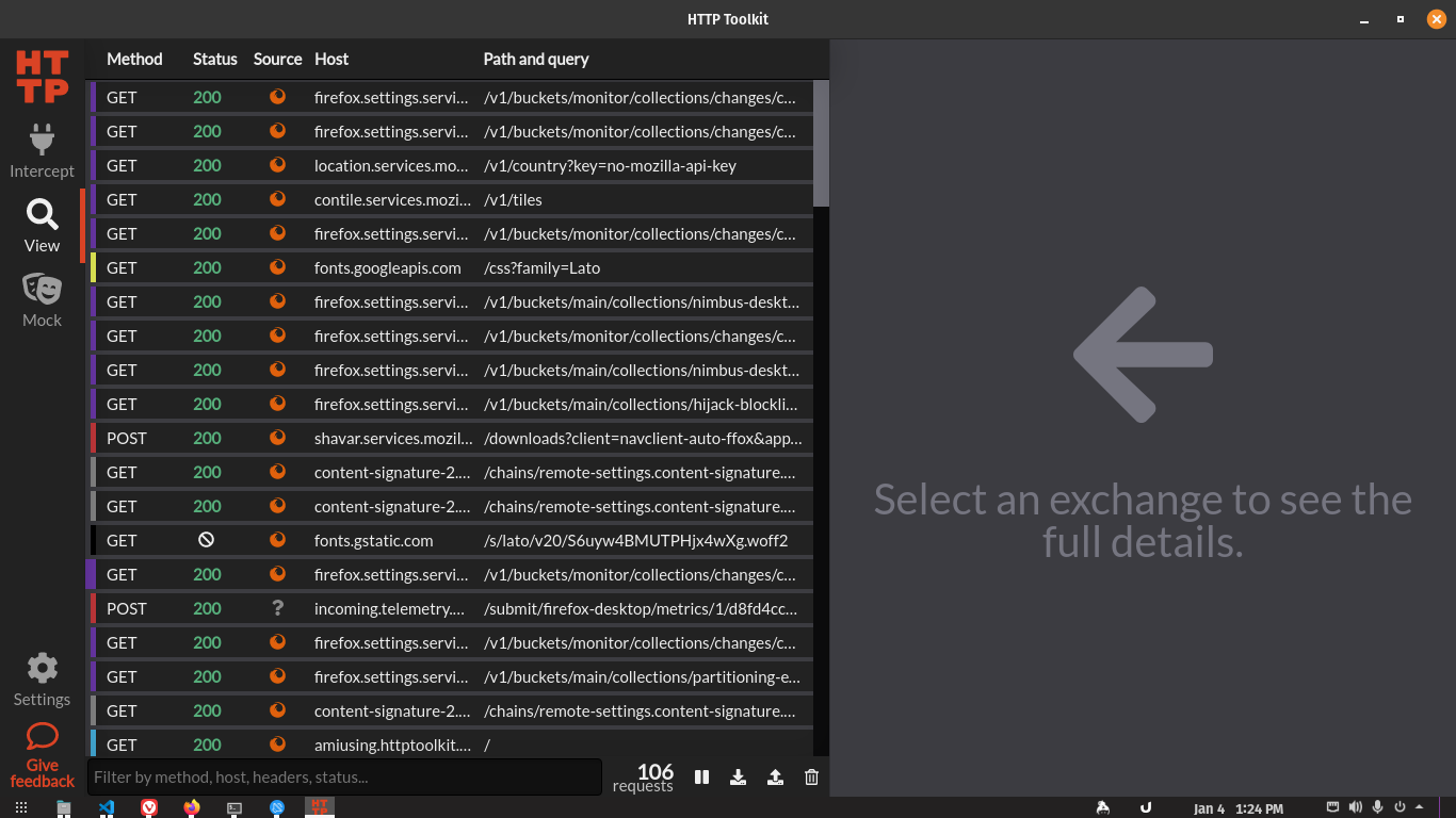 Configurable columns on the View page · Issue #222 · httptoolkit/httptoolkit · GitHub