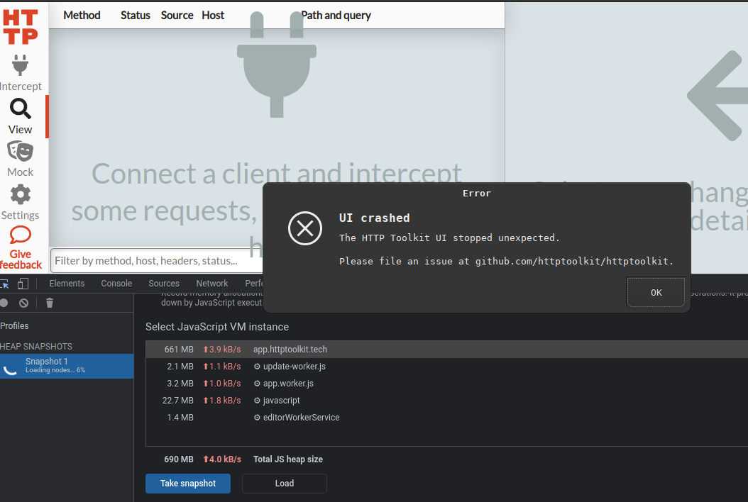 [Feature] Maximum memory usage · Issue #249 · httptoolkit/httptoolkit · GitHub