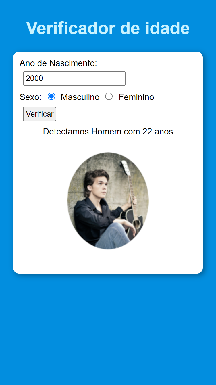 GitHub - gleicekelly13/Verificador-de-idade: Projeto baseado nos ...