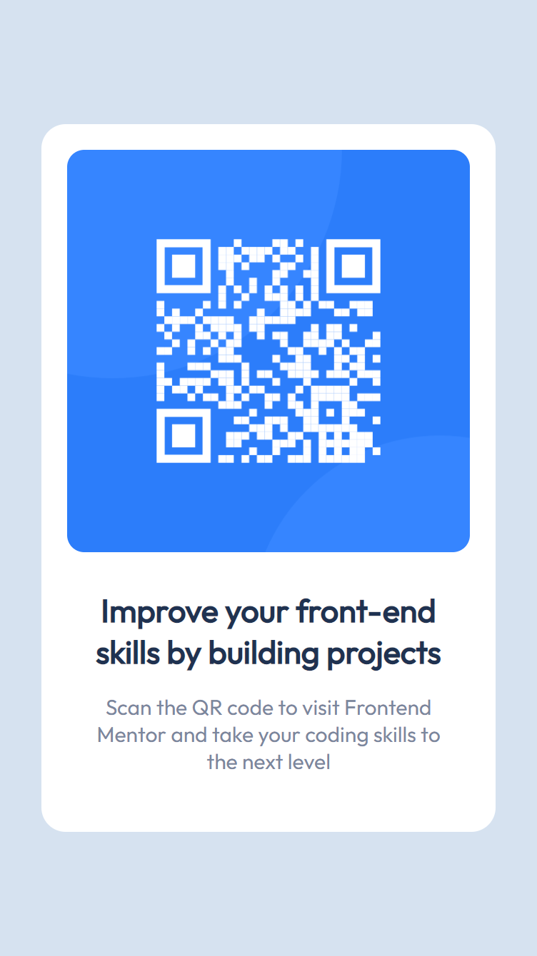 Github Gleicekelly13 Componente De Codigo Qr Desafio Do Frontend Mentor Com O Objetivo De