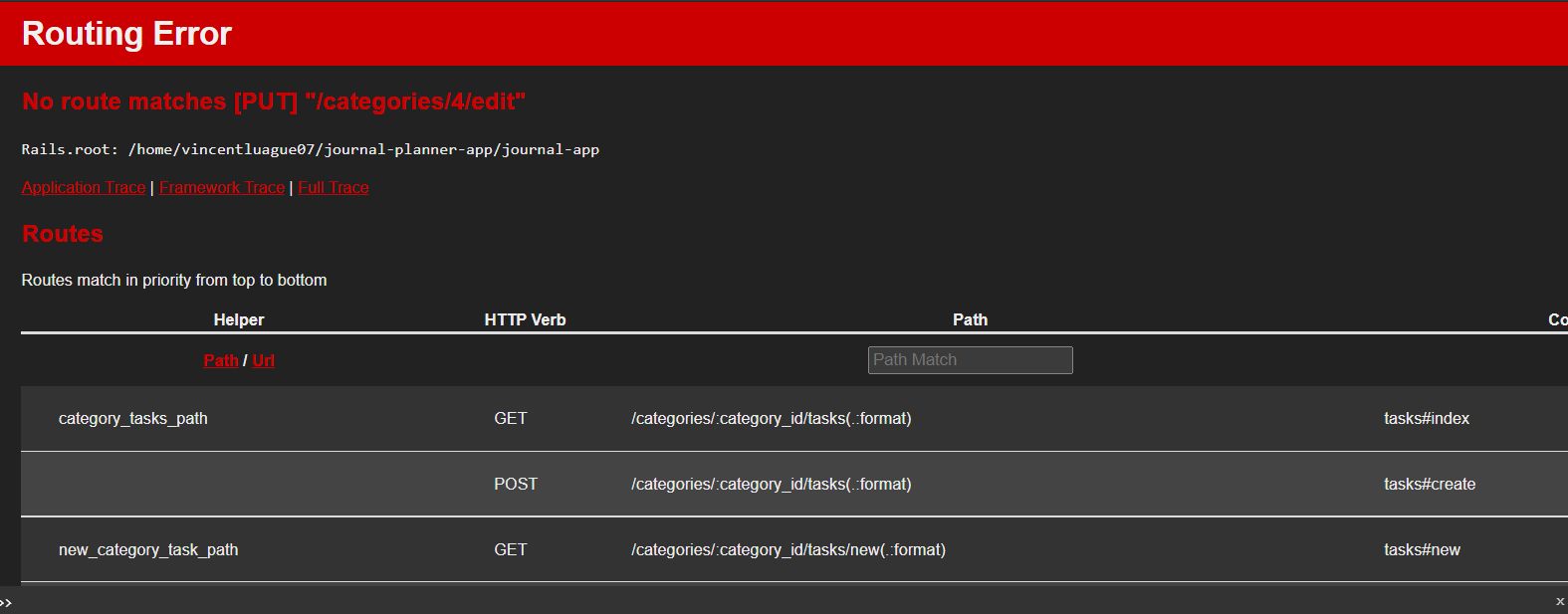 ROUTING ERROR on Edit path · avionschool batch9-activities · Discussion #125 · GitHub
