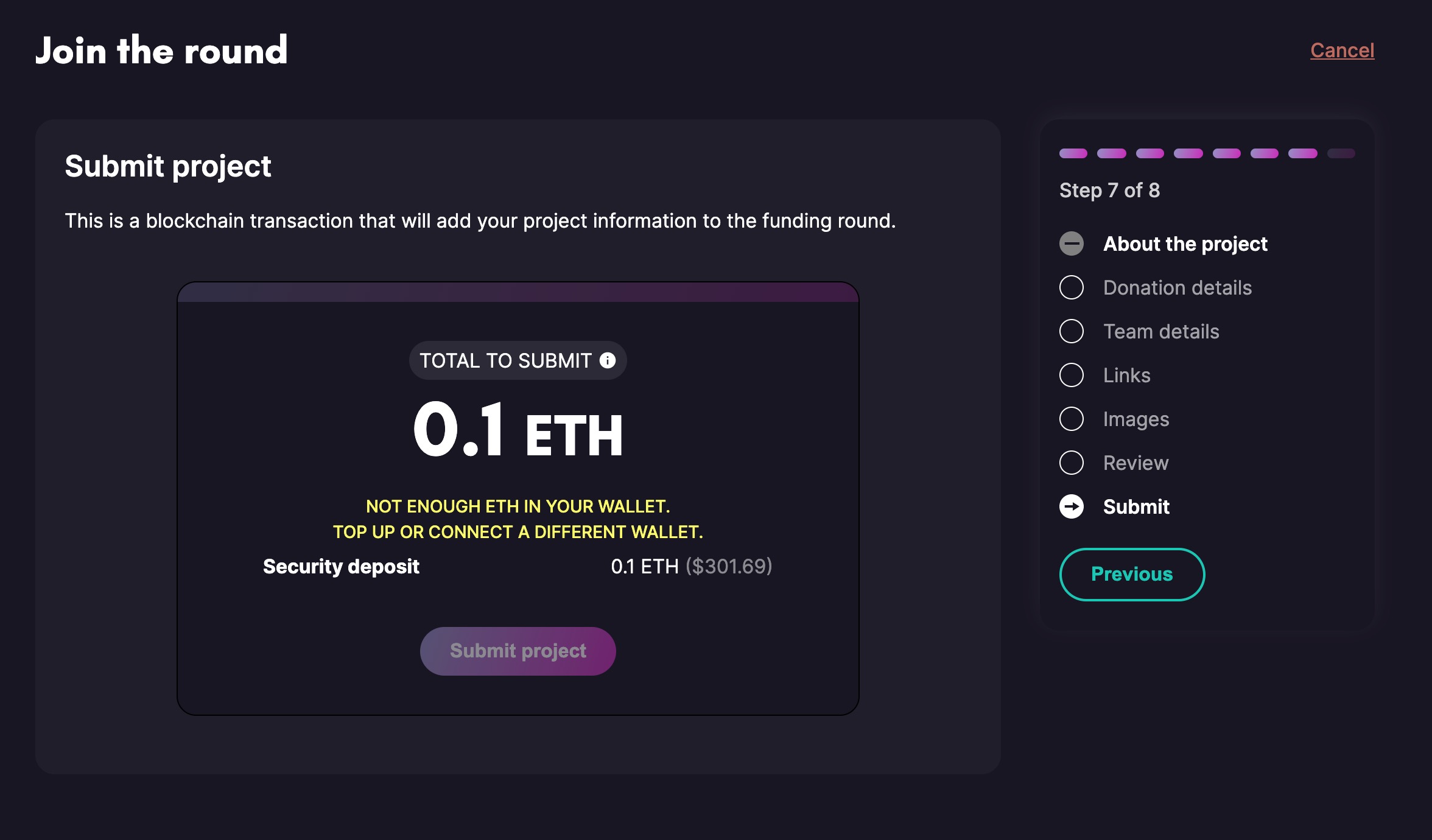 BrightId get registered step bugs · Issue #353 · ethereum/clrfund · GitHub