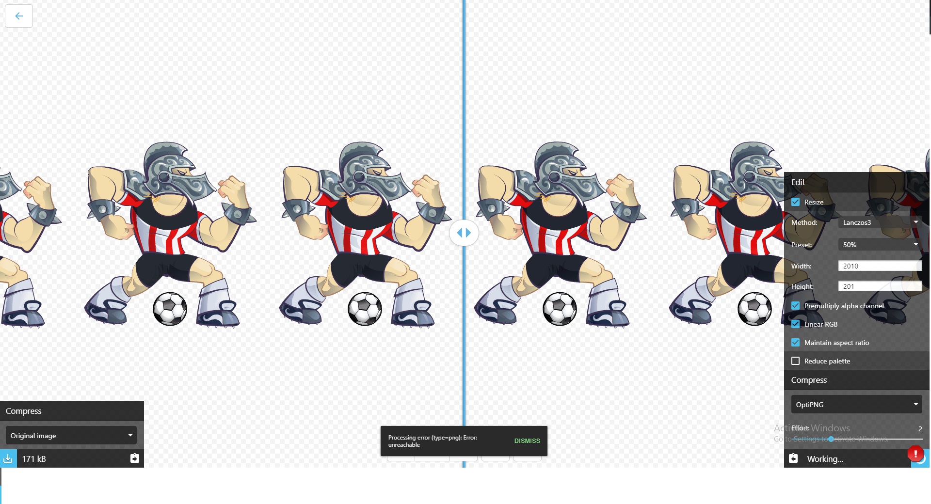 Processing error (type=png): Error: unreachable · Issue #711 · GoogleChromeLabs/squoosh · GitHub