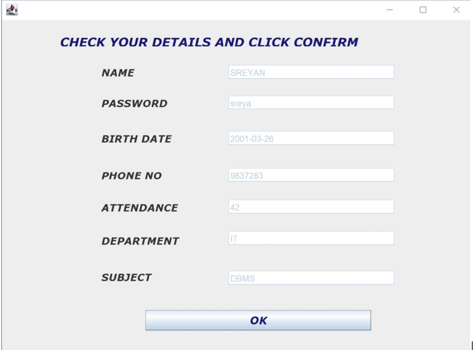 GitHub - sriroopar/Faculty-Data-Management-System: A MySQL database -GUI integration project ...