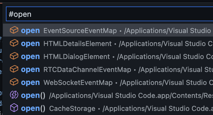 Faster "Goto Symbol in Workspace" · Issue #158351 · microsoft/vscode ...