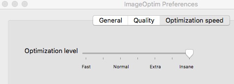 Optimization Speed Preference Setting · Issue #263 · ImageOptim/ImageOptim · GitHub