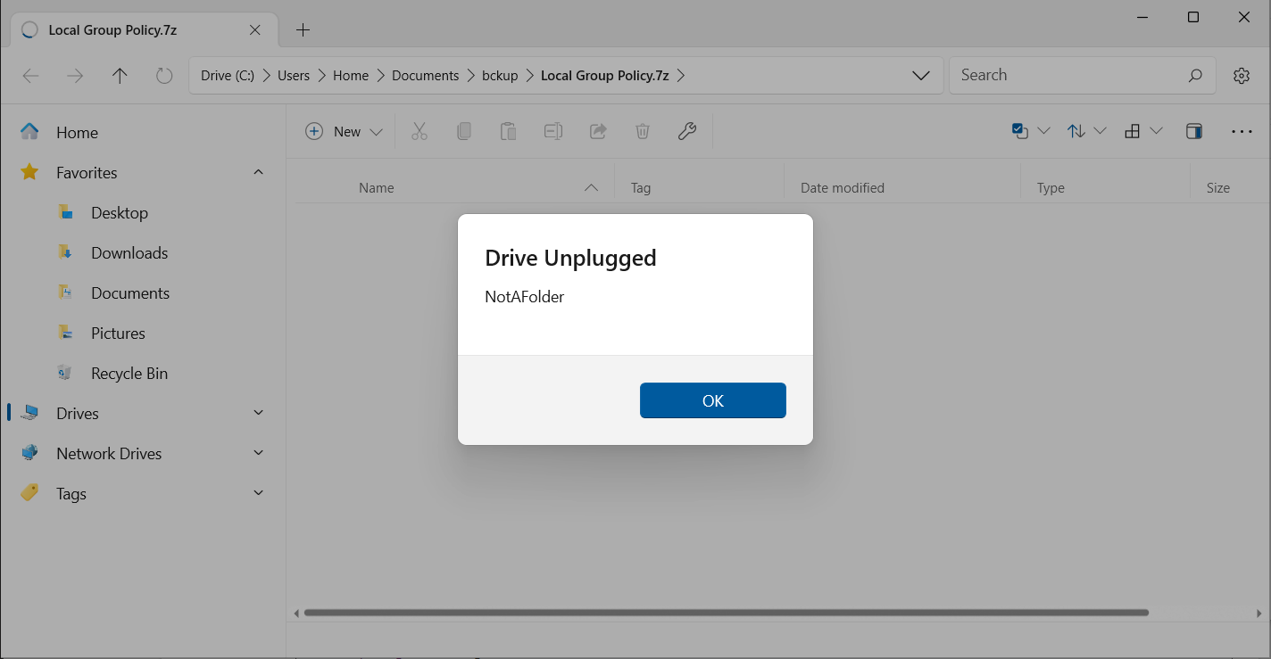Bug Cannot Open Password protected 7 Zip Files Issue 12105 Files 