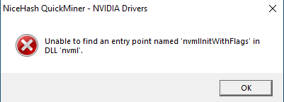 Unable to find entry point named 'nvmlInitWithFlags' in DLL 'nvml' · Issue #244 · nicehash ...