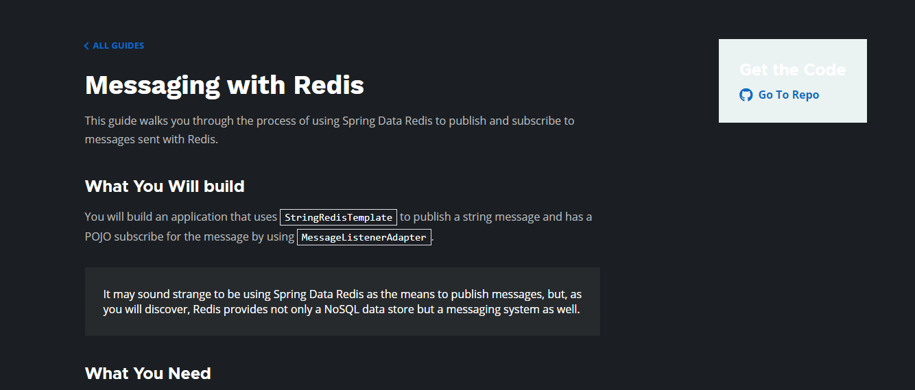 Github Box For Guides In Dark Mode Is Light · Issue 1054 · Spring