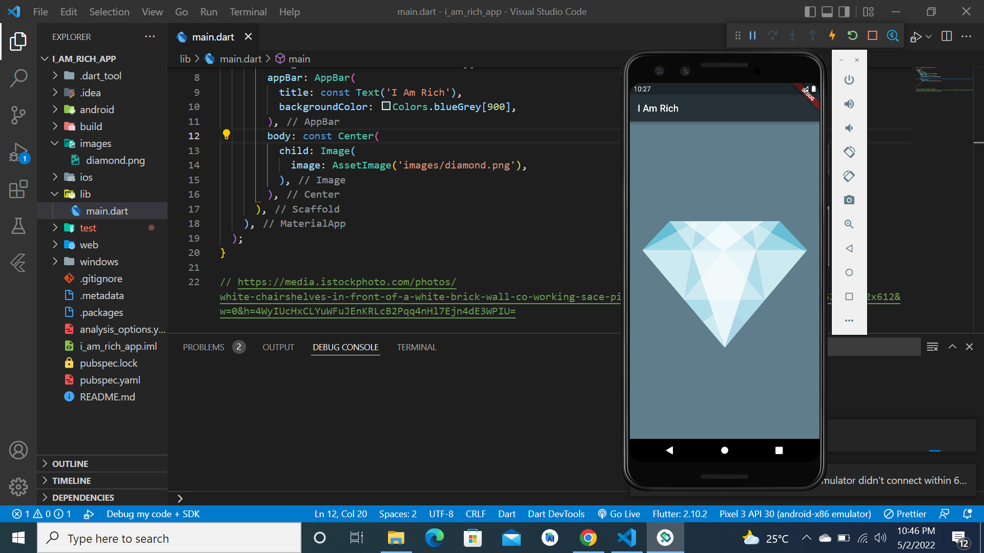 GitHub - Dev-Tonia/i-am-rich-app