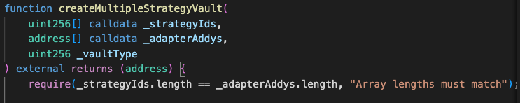 Unable To Build Arrays To Feed In As Function Input Parameters Within Test · Issue 3415