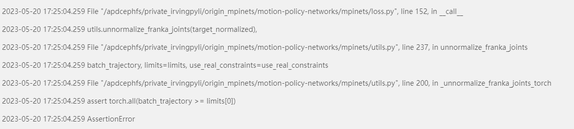 Problems when training the Network. · Issue #28 · NVlabs/motion-policy-networks · GitHub