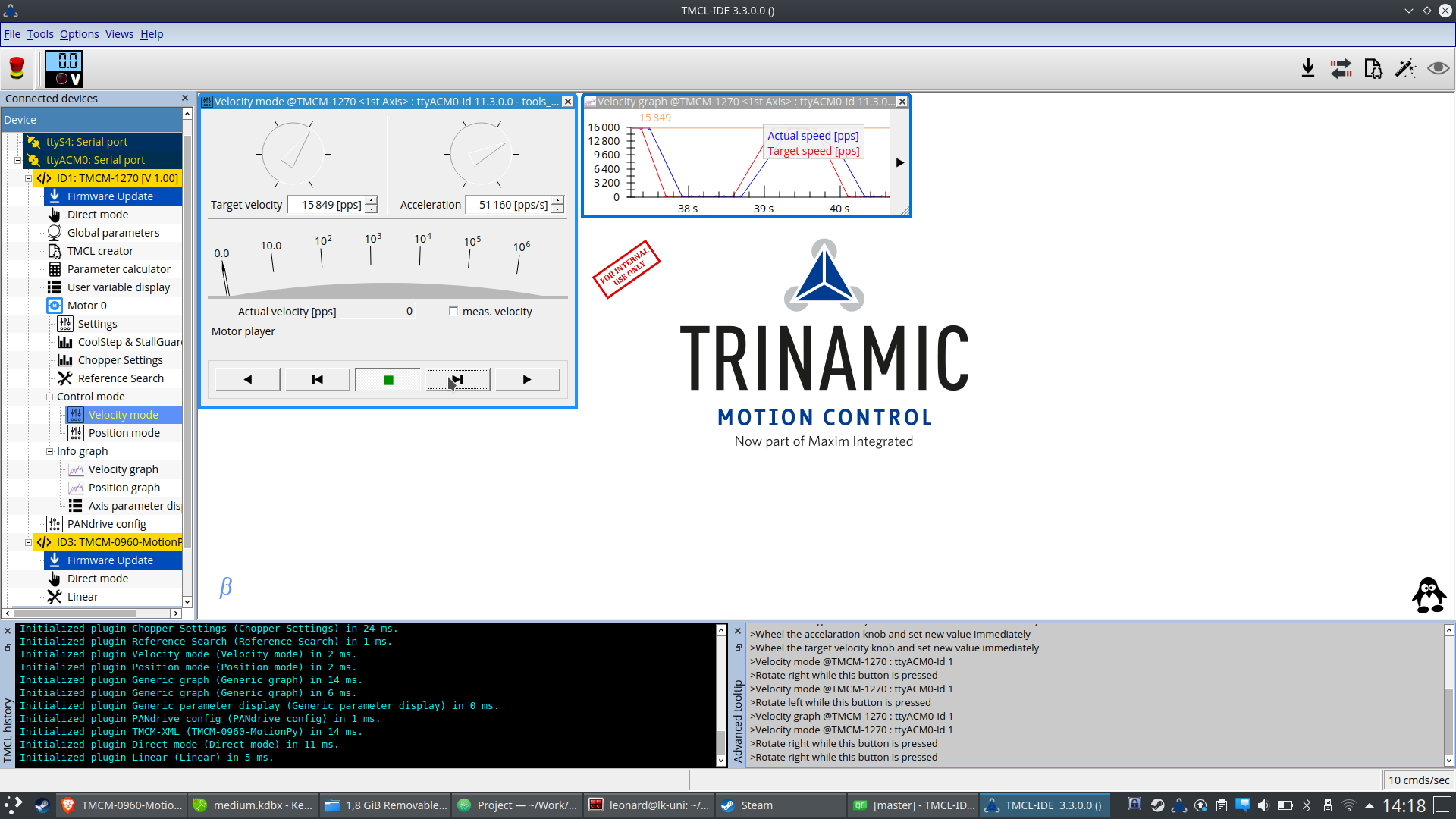 TMCM-0960-MotionPy initialization error for TMCL-IDE · Issue #2 · analogdevicesinc ...