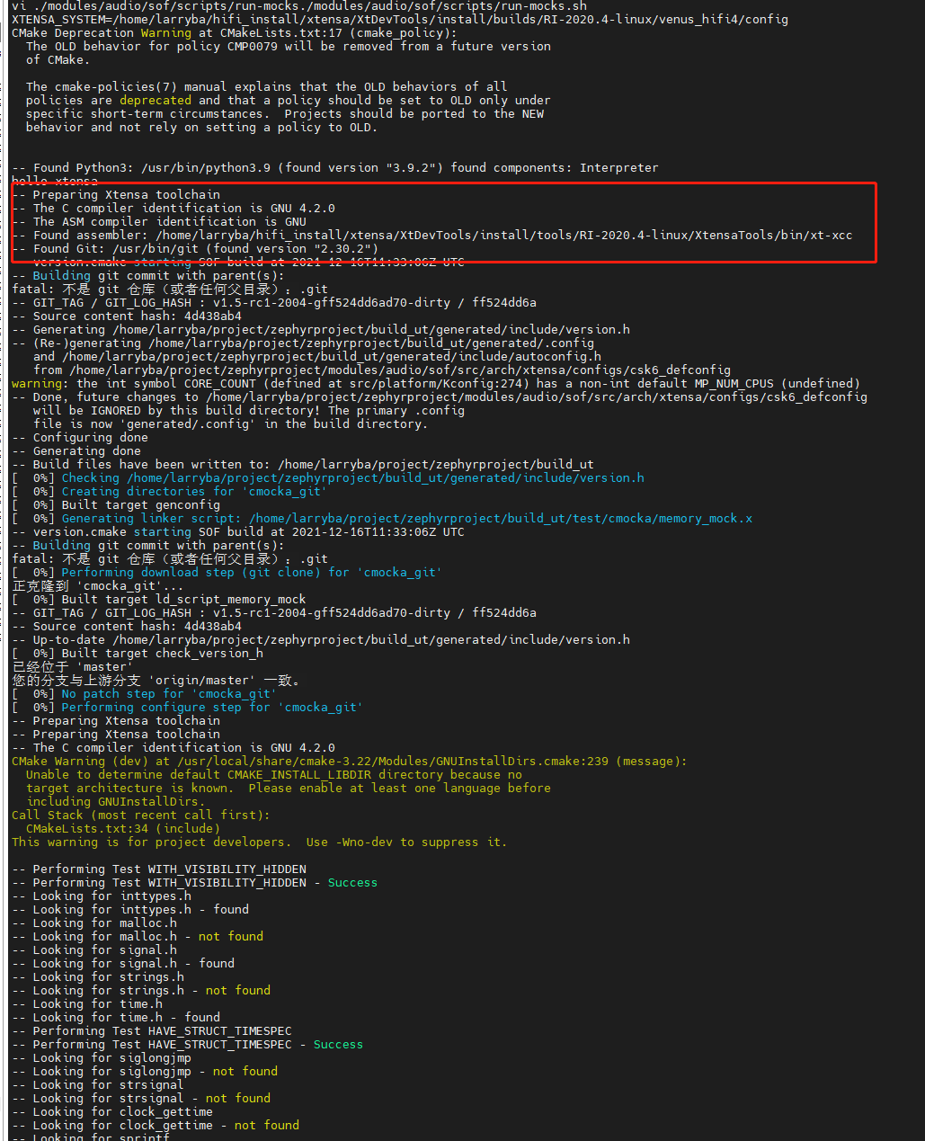 [SOF] sof/script/run-mocks.sh with error · Issue #5098 · thesofproject/sof · GitHub