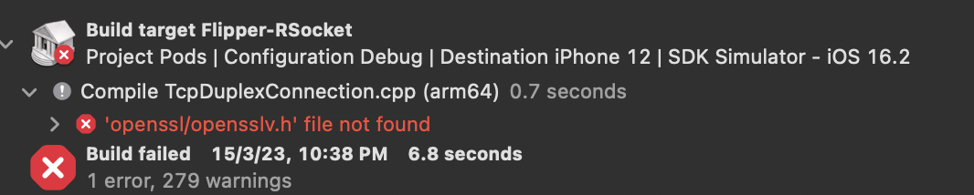 Problems to setup a react-native project in m1 cpu in macOS Ventura 13.2.1 · Issue #36482 ...