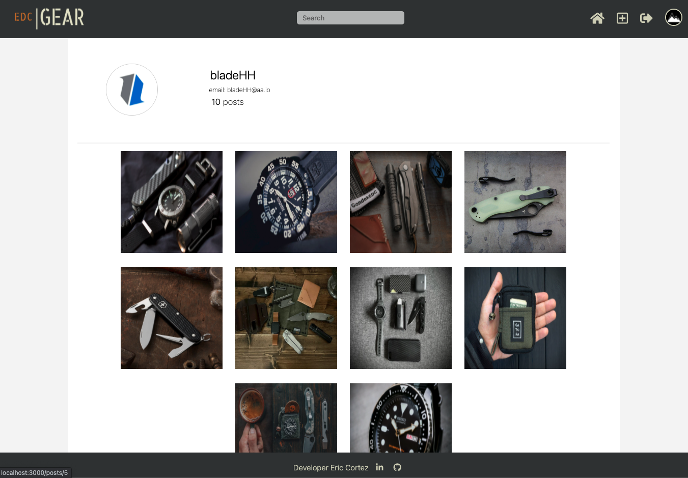 GitHub - Eric-Cortez/edcGear: Capstone-solo-project
