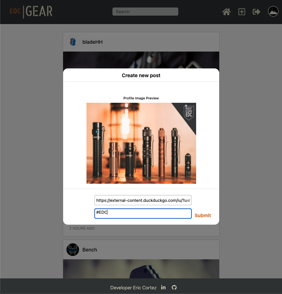 GitHub - Eric-Cortez/edcGear: Capstone-solo-project