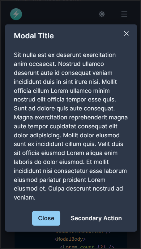 Modal needs some horizontal margin · Issue #7308 · chakra-ui/chakra-ui · GitHub