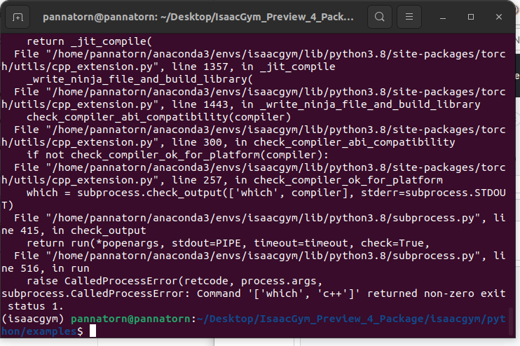 Command '['which', 'c++']' returned non-zero exit status 1. · Issue #68 ...