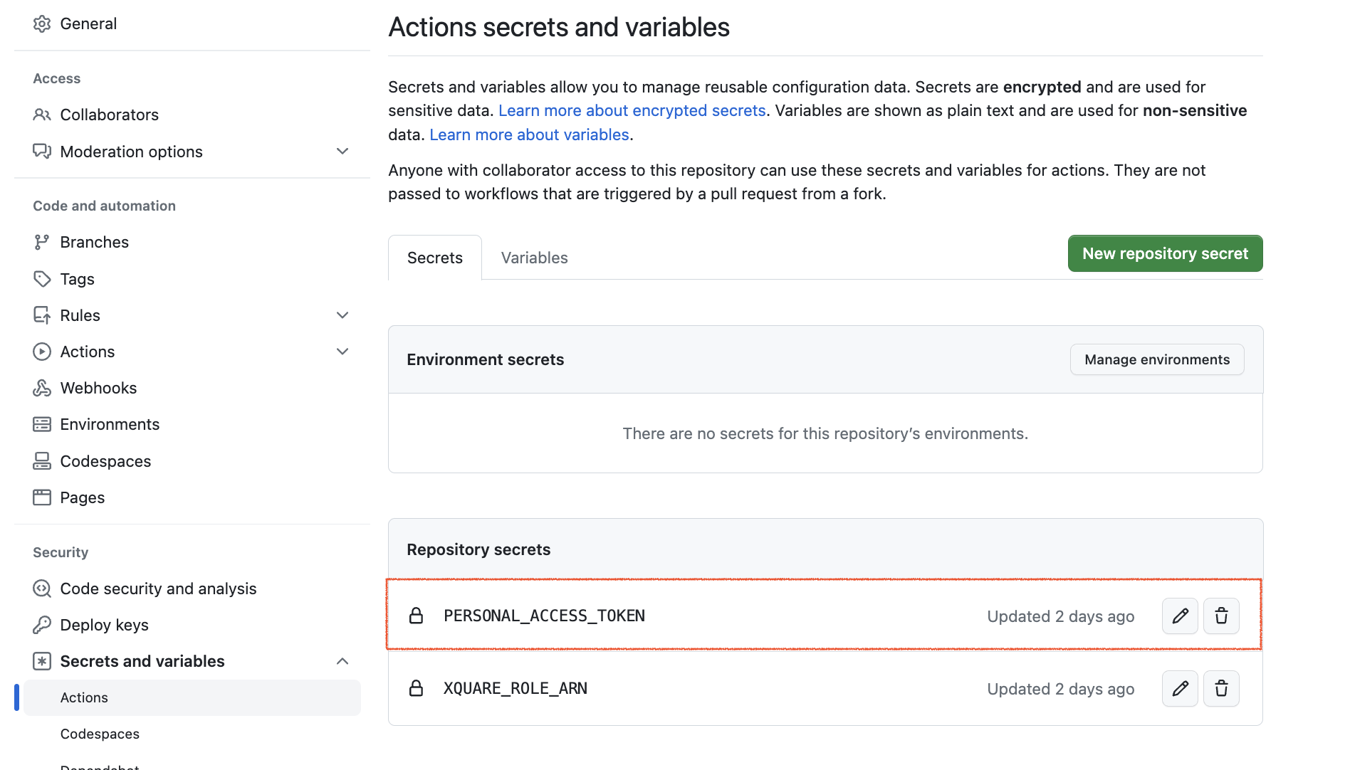 Xquare deployment · Actions · GitHub Marketplace · GitHub
