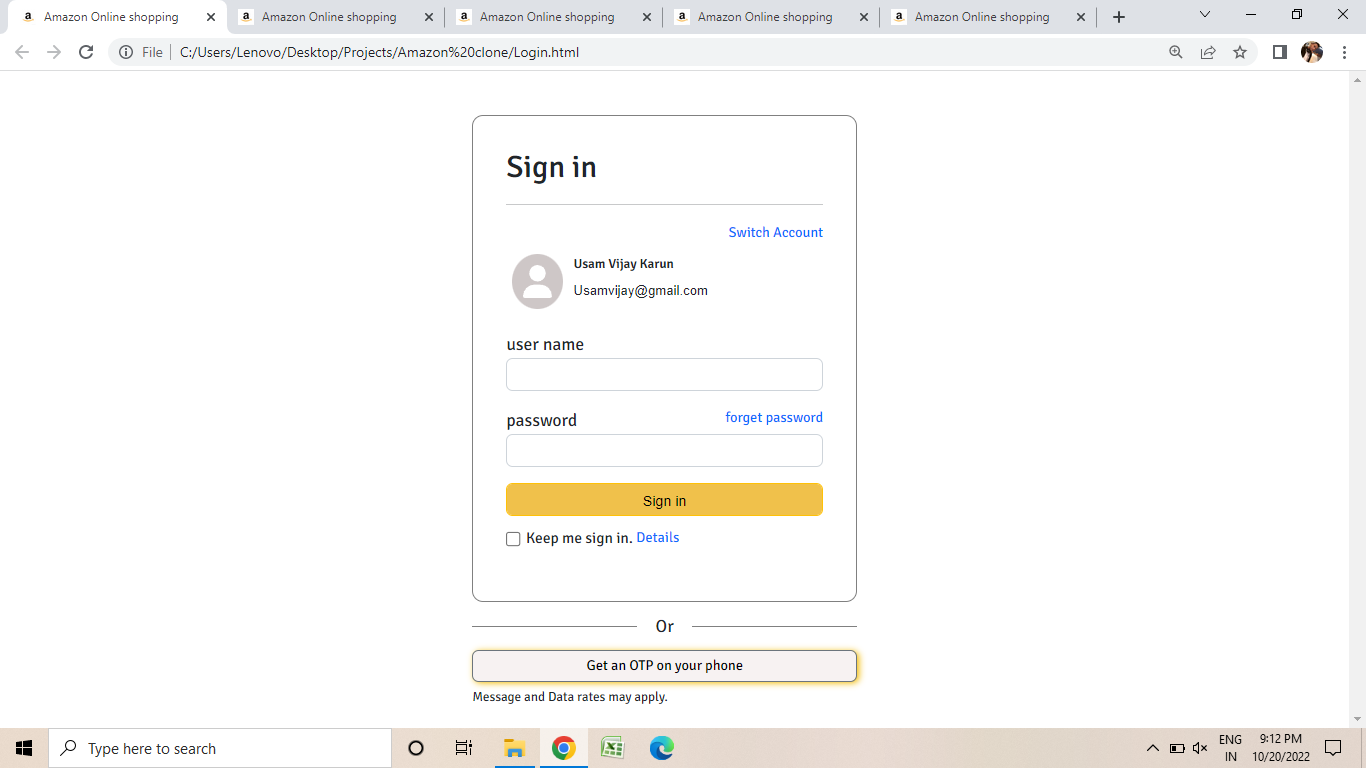 GitHub - usamvijay/Amazon_front-end