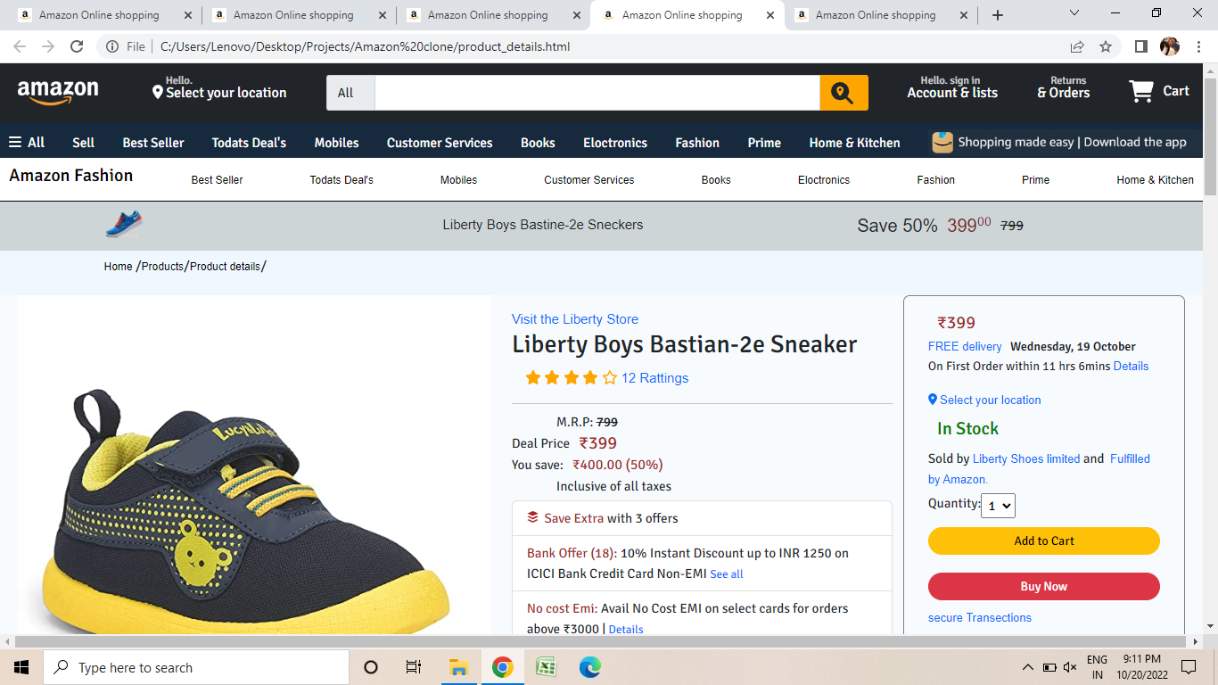 GitHub - usamvijay/Amazon_front-end