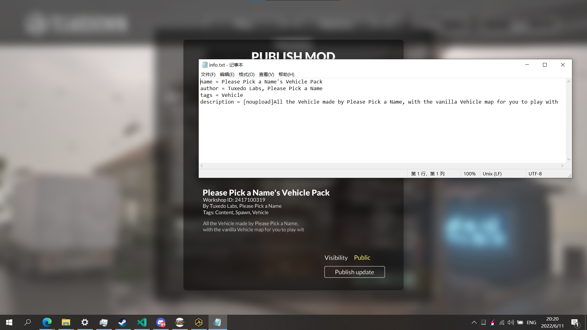 [Bug] Description gets cutoff at the end in mod menu · Issue #240 · Teardown-Issue-Tracker ...