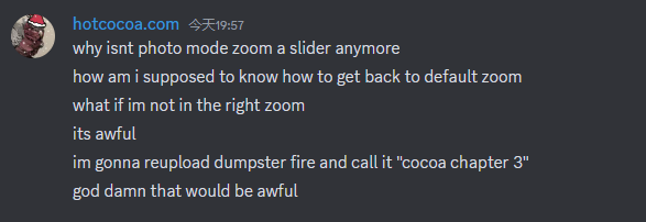 [Feature/Revert Change] Photomode zoom slider · Issue #463 · Teardown-Issue-Tracker-Maintainers ...