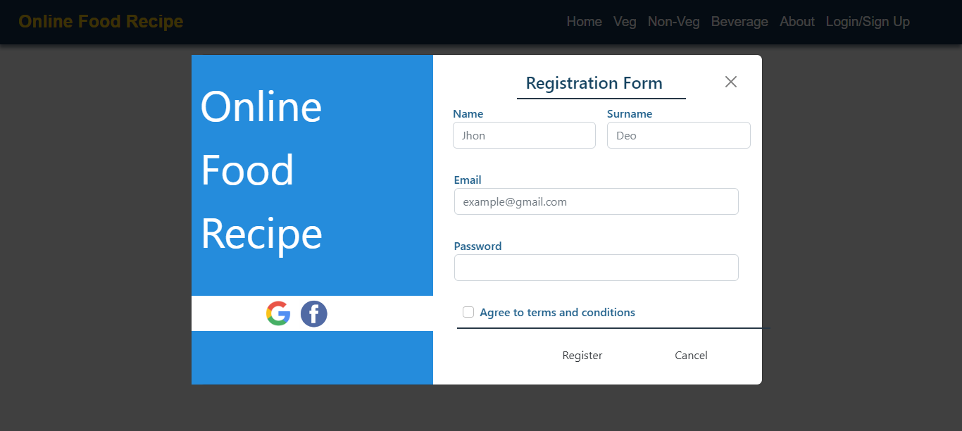 GitHub - sudhirarakeri/Online-Food-Receipe: Online Food Recipe Website ...