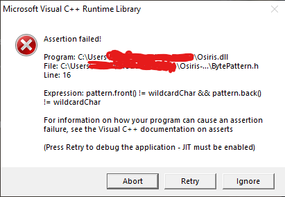 Osiris not working on windows anymore · Issue #3934 · danielkrupinski/Osiris · GitHub
