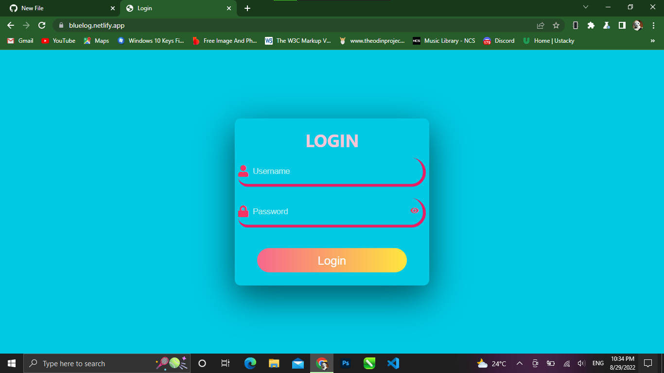 GitHub - Walter-Tronics/Blue-Login