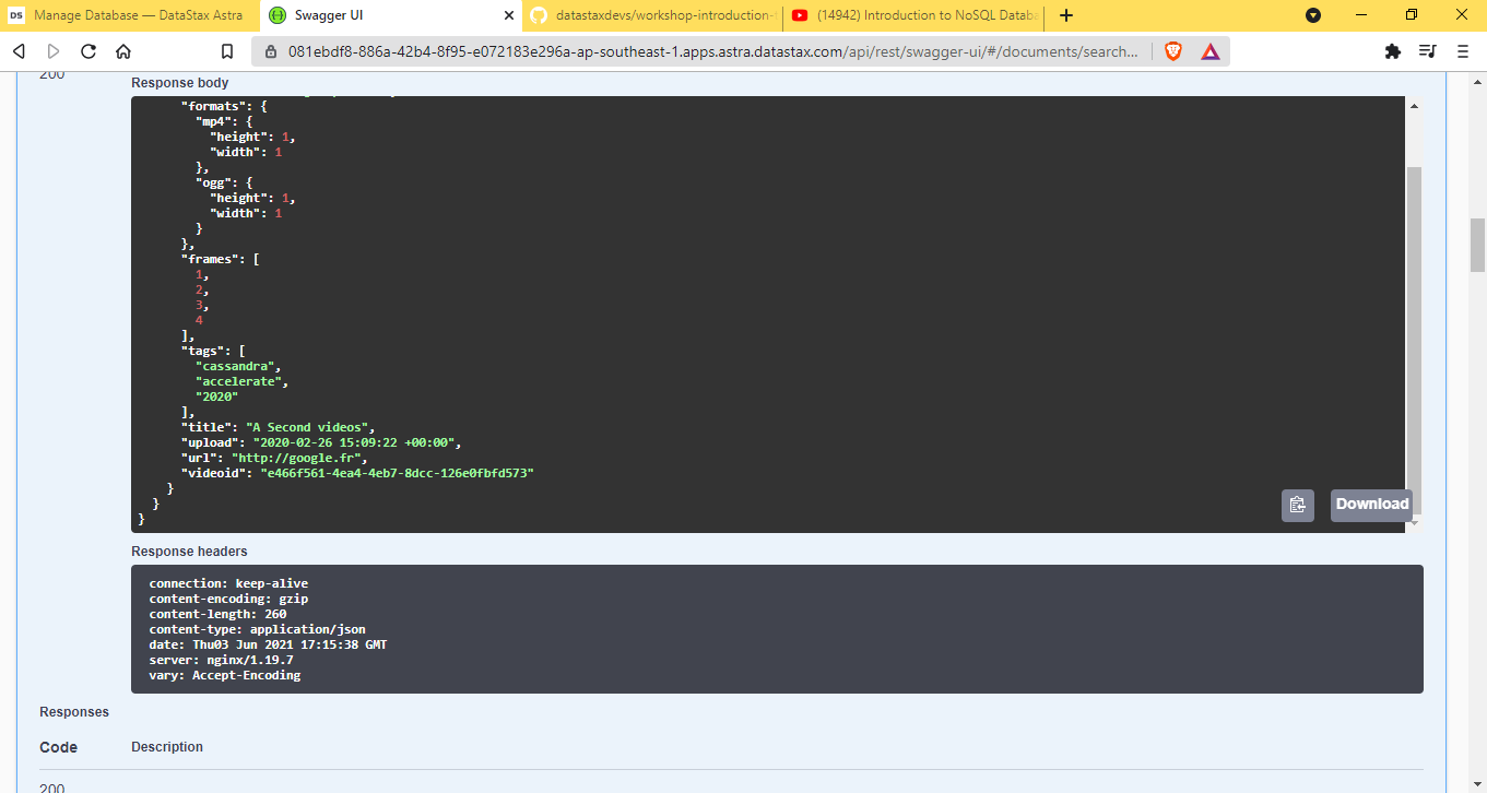 Hw Sanskar · Issue 127 · Datastaxdevsworkshop Introduction To Nosql · Github