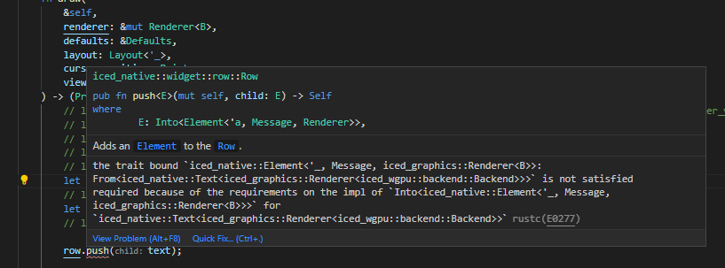 Question about implementing custom widgets · Issue #768 · iced-rs/iced · GitHub