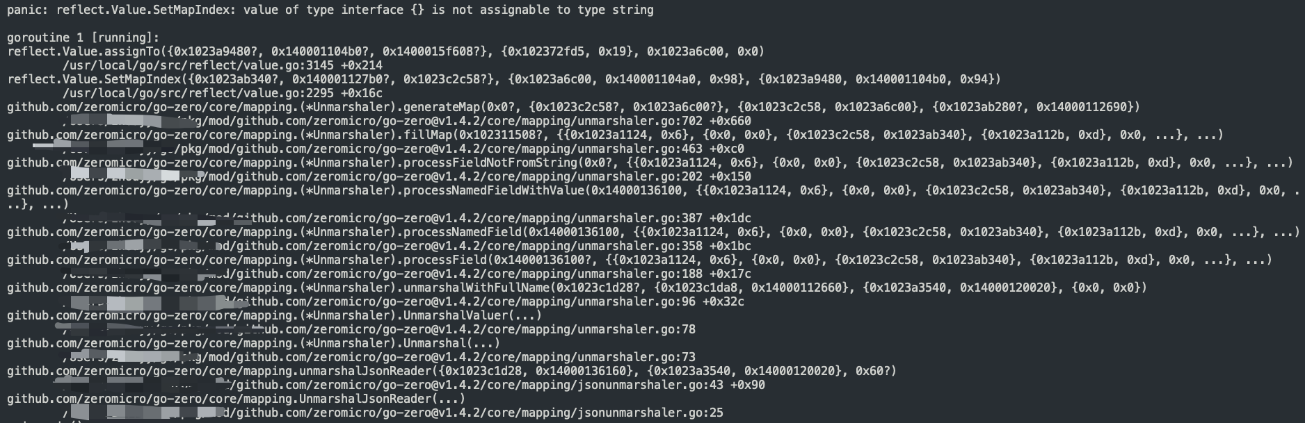 Panic When Param Of Map Mismatch · Issue 2672 · Zeromicrogo Zero · Github 