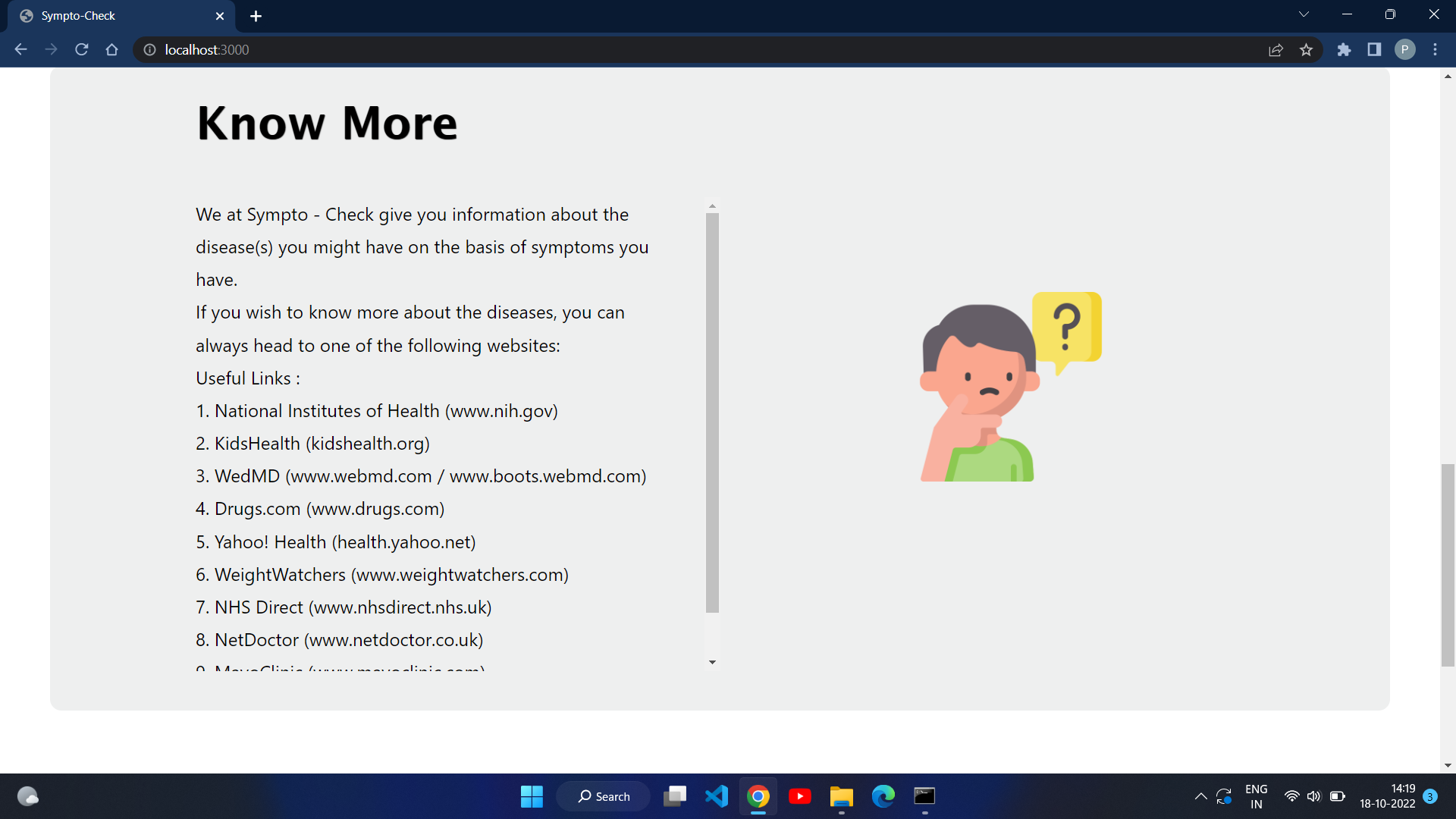 GitHub - parthraut05/SE-PBL: Symptocheck