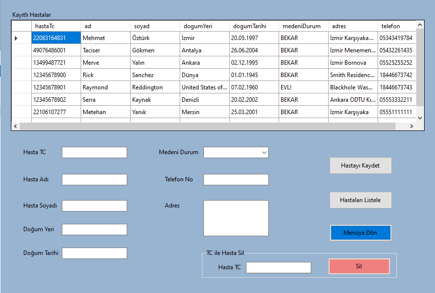 GitHub - metsanchez/Hospital-Management-System: Examination Information Management System for ...