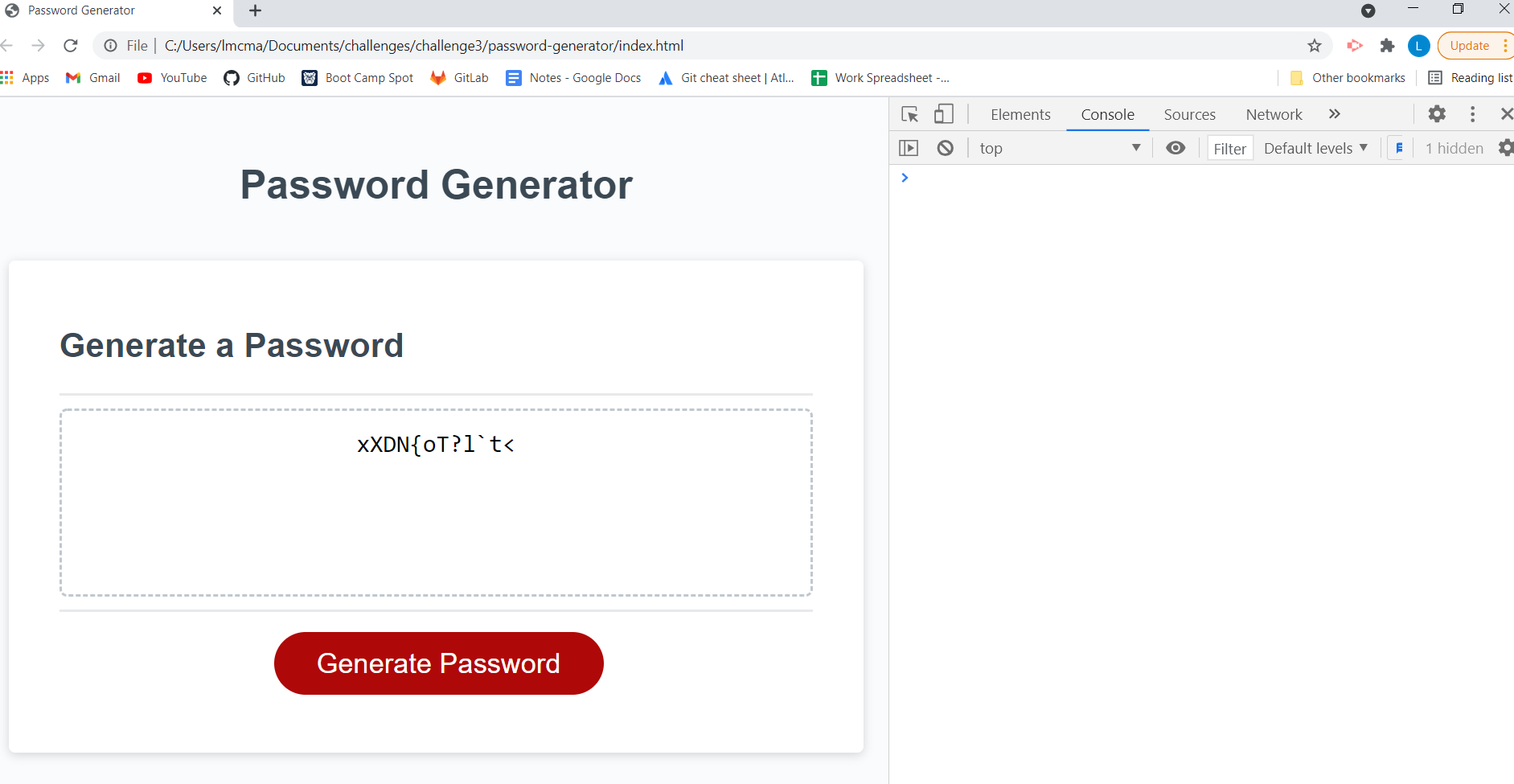 GitHub - lmcmanaman/password-generator: JavaScript password generator
