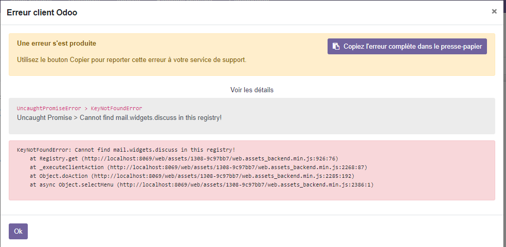 Discuss error mail.widgets.discuss · Issue #79592 · odoo/odoo · GitHub