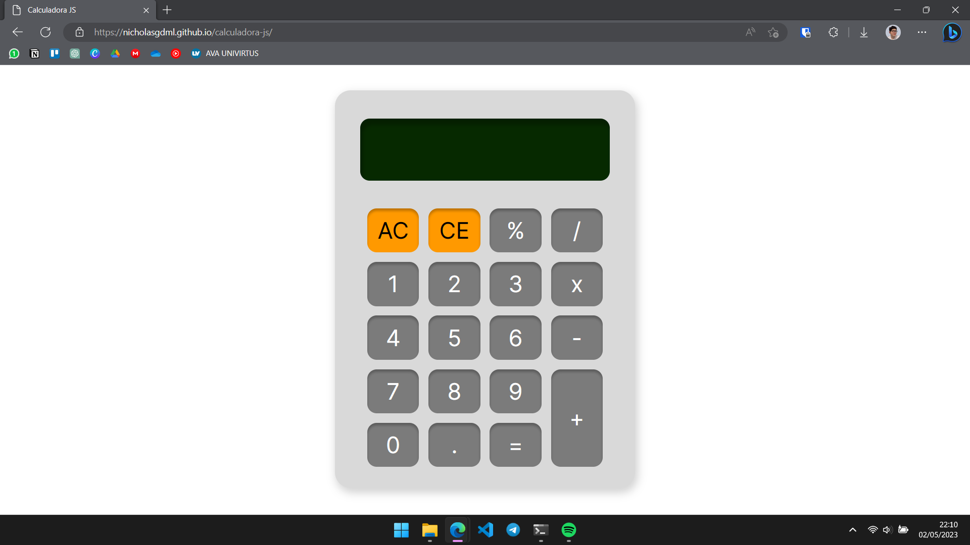 GitHub - nicholasgdml/calculadora-js