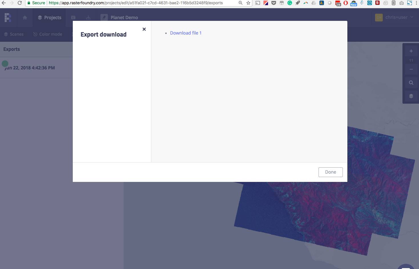 Can't seem to export + some suggestions about export · Issue #2500 · raster-foundry/raster ...