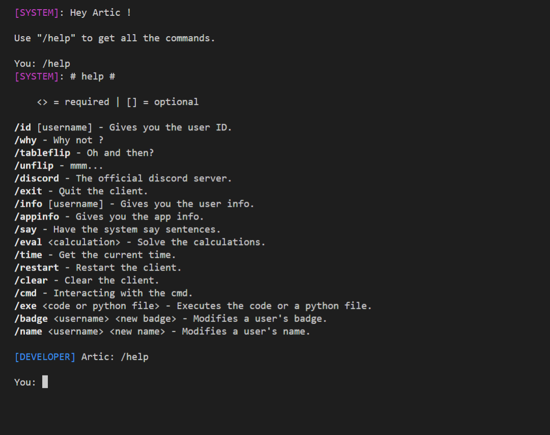 GitHub - ArticOff/inputer: A messaging system, on a terminal, in Python.