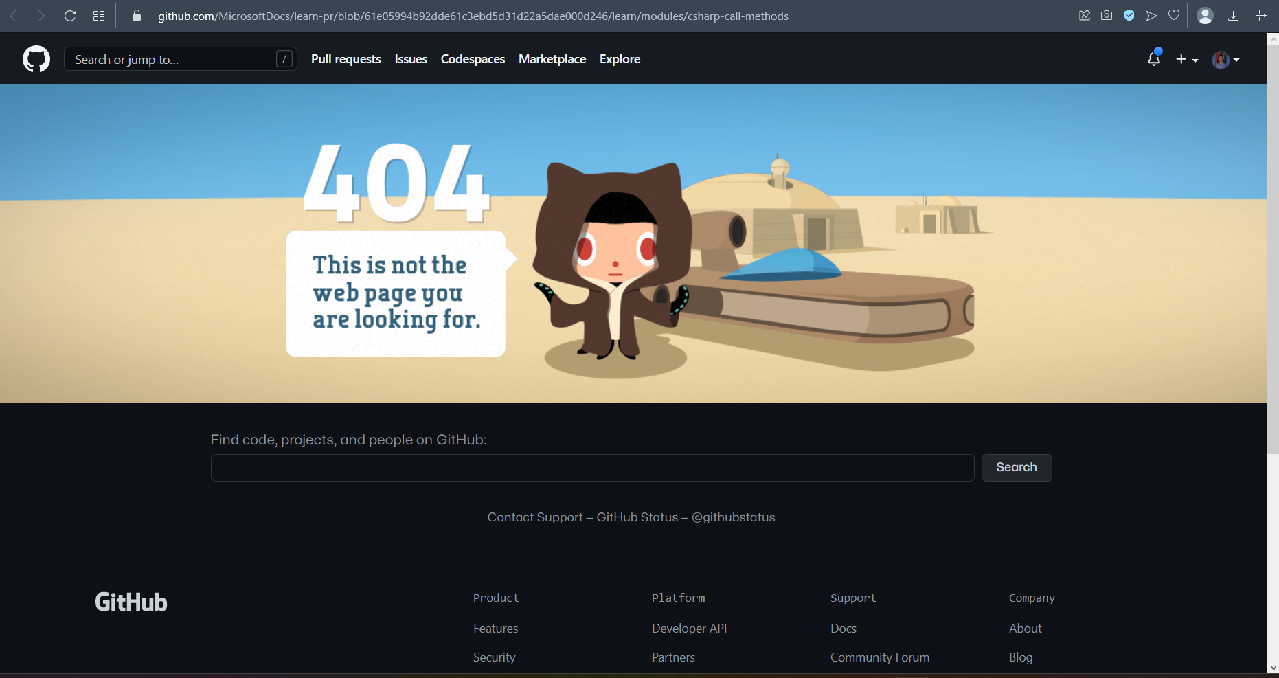 Links are not opening in Module 1.3 (learn-how-code-works.md) · Issue #69 · microsoft ...