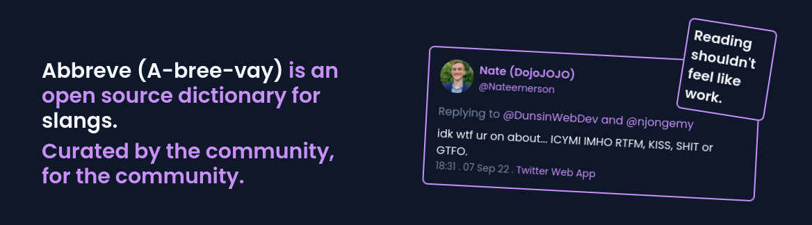 BUG: Remove `slangs` on website and replace it with `slang` · Issue #148 · Njong392/Abbreve · GitHub