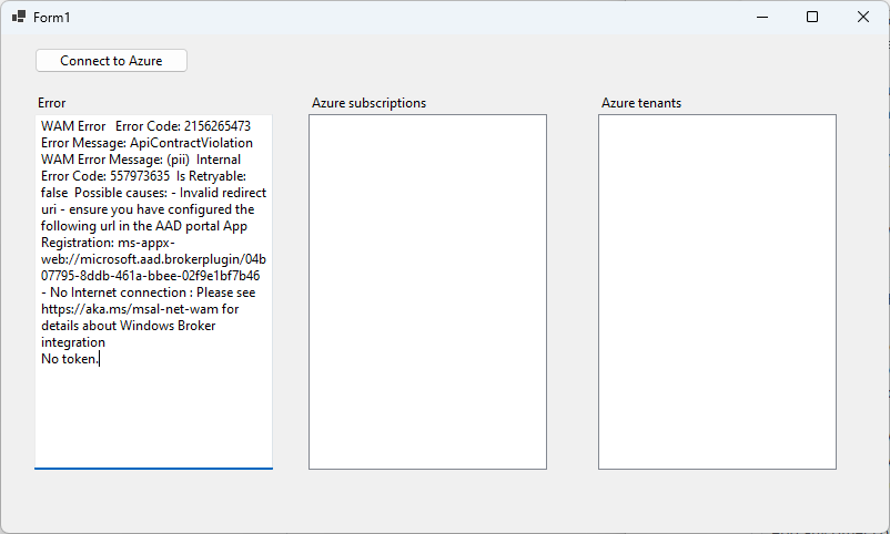 [Bug] ApiContractViolation exception with WithBrokerPreview() when using Personal Account ...