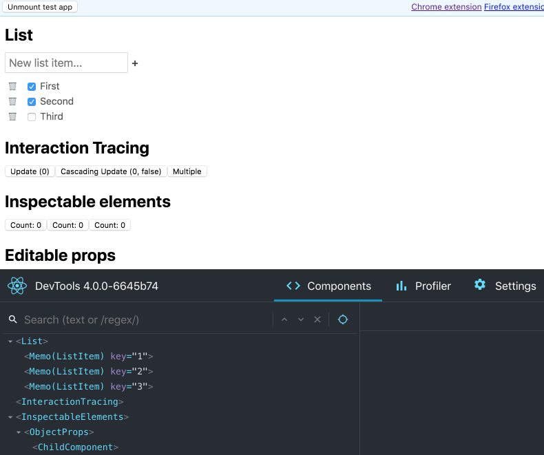 Selection width isn't adjusted on window resize · Issue #153 · bvaughn/react-devtools ...